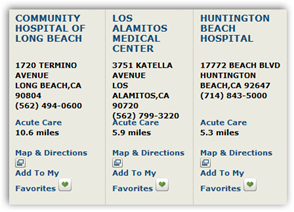 Medicare Hospital Compare Process At Hospital Compare–HHS Gov–Sample ...